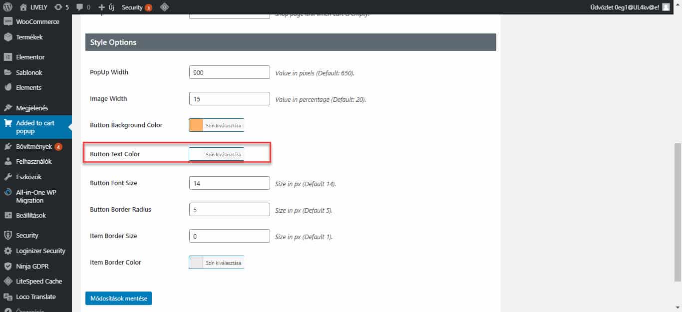 11 Button Text Color Tacit Project